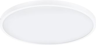 Eglo LED Deckenleuchte Fueva 1, 1 flammige Deckenlampe, Material: Aluminium, Kunststoff, Farbe: Wei&szlig;, &Oslash;: 60 cm, warmwei&szlig;