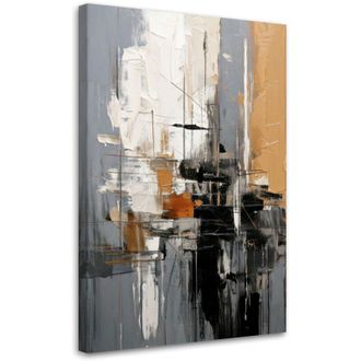 Artgeist Tableau d&eacute;co Abstraction Moderne Tricolore 60x90