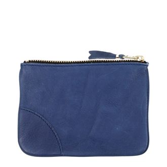 Comme Des Gar&ccedil;ons Leather Wallet - Blue