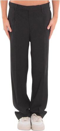 BRIGLIA 1949 Homme, Pantalons, Noir, Taille: M Margutta Fine Wool Loose Pants