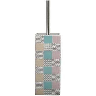 MSV WC-B&uuml;rste und Halterung aus Keramik, Rosa