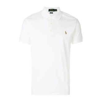 Polo Ralph Lauren Wei&szlig;es Gestricktes Poloshirt - - Tops - Herren - Wei&szlig; - XL