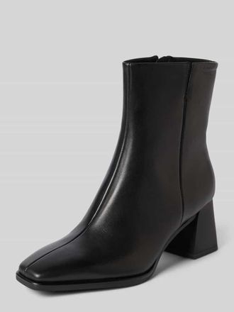 Tamaris Stiefelette aus Rindsnappa mit Blockabsatz