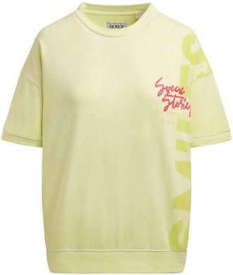 soccx Sweater mit Ausbrenner-Effekten