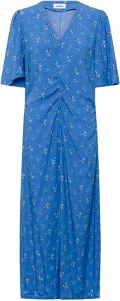 Soaked In Luxury SLArjana Robe &agrave; Ruch&eacute;s - Femme - Robes - Bleu - Taille: 36 FR
