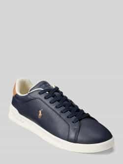 Polo Ralph Lauren Sneaker mit Logo Stitching aus echtem Leder