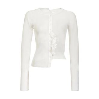 Pinko Rasato Stricktop - - Knitwear - Damen - Wei&szlig; - L
