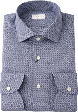 Xacus Homme, Chemises, Bleu, Taille: XL Chemise Micro-motif