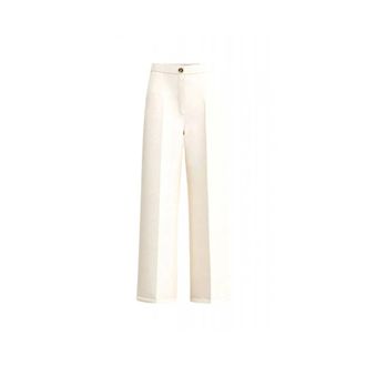 Marella Femme, Pantalons, Beige, Taille: 46 FR Wide Pantalons