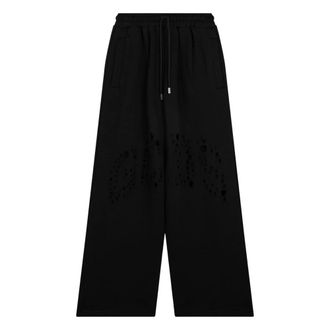 GCDS Laser Logo Sweatpants - - Trousers - Herren - Schwarzk - S