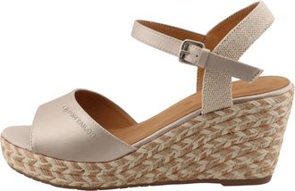 Tom Tailor Tom Tailor Damen 5390010032 Keilsandale, beige, 38 EU