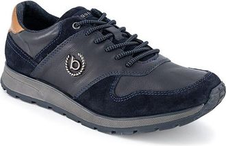 Bugatti Herren Sneaker blau Glattleder