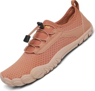 Saguaro Herren Barfuss Wasserschuhe Damen Schnell Trocknend Aquaschuhe Breathable Schwimmschuhe Badeschuhe Braun Gr.46