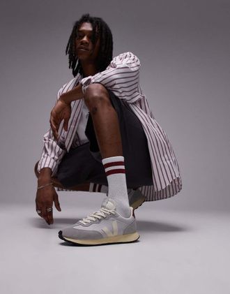 Veja Rio Branco II - Sneaker in Pierre Marsala-Hellgrau