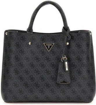 Guess Femme, Sacs, Gris, Taille: ONE Size Meridian II Girlfriend Satchel