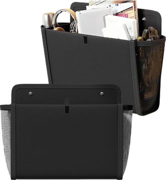Generico Wand-Organizer, 2 Taschen, Organizer f&uuml;r Schuhe, T&uuml;rtaschen mit Regalen, f&uuml;r Camping, Zuhause, B&uuml;ro