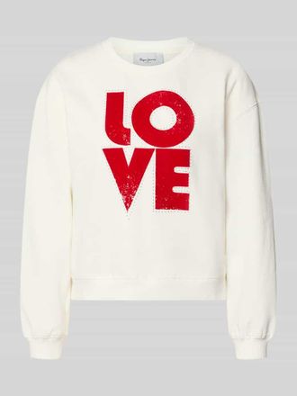 Pepe Jeans London Sweatshirt mit LOVE Frontprint Modell BRISA