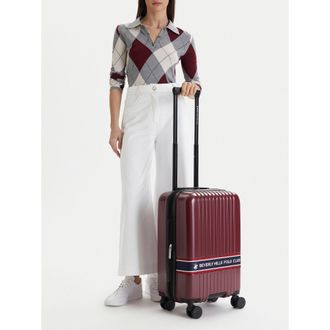 Beverly Hills Polo Club Kabinenkoffer Beverly Hills Polo Club CEO-BHPC-S-007-08-BURGUNDY Dunkelrot