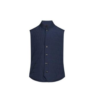 Hackett Veste droite sans manches col montant