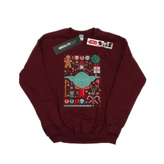 Star Wars Sweatshirt f&uuml;r Herren (Burgunderrot)