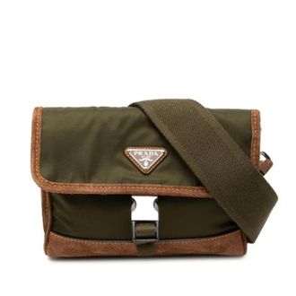 Prada Sac bandouli&egrave;re vintage doccasion - Femme - Pre-owned - Vert - Taille: ONE Size