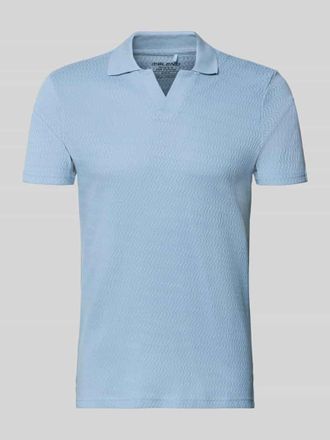 Blend Regular Fit Polo-Shirt mit Strukturmuster Modell Heskild