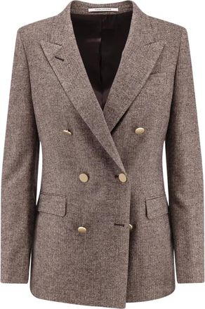 Tagliatore Parigi Blazer - Femme - Vestes - Brun - Taille: 42 FR