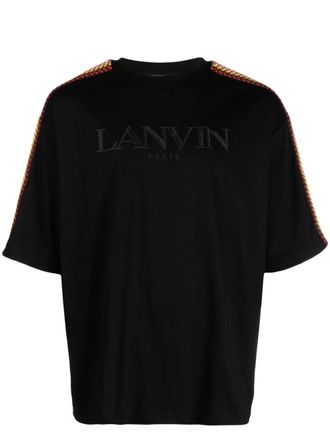 Lanvin T-shirt oversize à bordure latérale Rmts0026j196h23