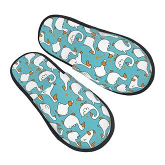 Generic Oie Rigolote De Dessin Anim&eacute; Unisexe Pantoufles Confortable Chaussons Respirantes Chaussures De Maison Pour Ext&eacute;rieur Int&eacute;rieur Hiver M
