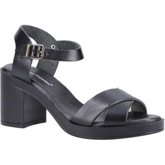 Hush Puppies Georgien Damen Sandalen mit Absatz, Schwarz, 41 EU