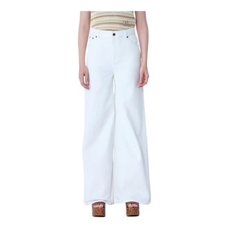 Chlo&eacute; Straight-Leg Five-Pocket Jeans - - Jeans - Damen - Wei&szlig; - W29