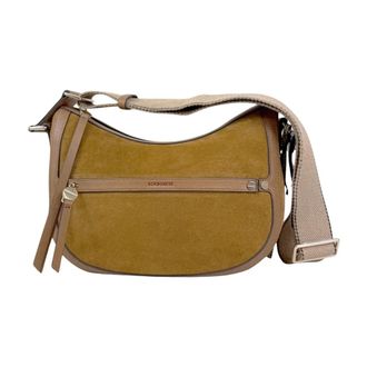 Borbonese Femme, Sacs, Brun, Taille: ONE Size Sac bandouli&egrave;re Luna