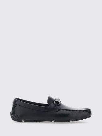 Ferragamo Mocassins driver en cuir de veau avec mors Gancini en m&eacute;tal