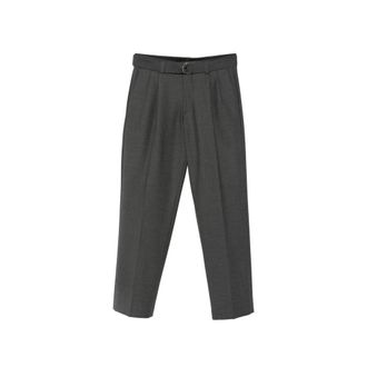 Eraldo Belted Pleated Trousers