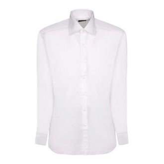 Dell'Oglio Homme, Chemises, Blanc, Taille: S Formal Shirt