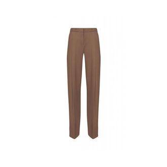 Elisabetta Franchi Femme, Pantalons, Brun, Taille: 48 FR Wide Pantalons
