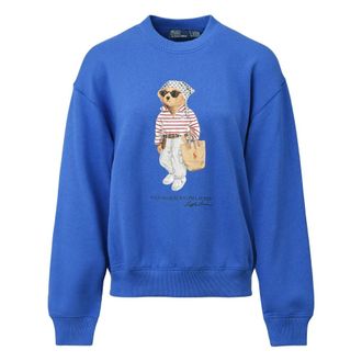 Ralph Lauren Femme, Sweatshirts et sweats &agrave; capuche, Bleu, Taille: 38 FR SweaT-shirts