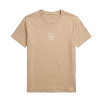Polo Ralph Lauren T-Shirt Comfort con Logo - - Tops - Herren - Braun - L
