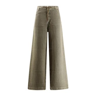 Golden Goose Ikonoische Sterne Weite Hose - - Jeans - Damen - Gr&uuml;n - W27