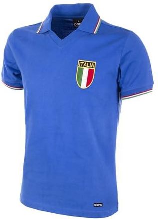 Copa Italy World Cup 1982 Short Sleeve Retro Football Shirt