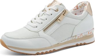 Marco Tozzi Marco Tozzi Damen Sneaker weiches Feel Me Wechselfu&szlig;bett weiches Innenfutter Vegan Modisch, wei&szlig; (White/Multi), 36 EU
