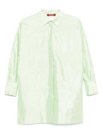 Max Mara Hemd aus Seide - Grün
