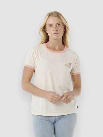 Rip Curl Swell Lines Ringer T-Shirt bone