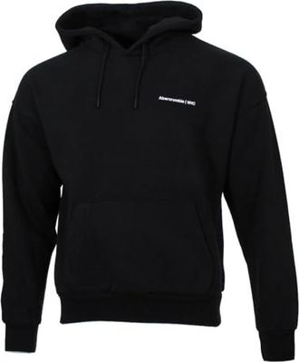 Abercrombie & Fitch Sweat à capuche pour homme, Noir, S