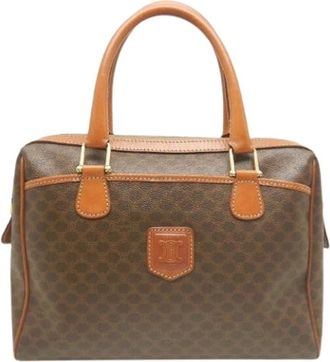 Celine Sac &agrave; main Macadam doccasion - Femme - Pre-owned - Brun - Taille: ONE Size