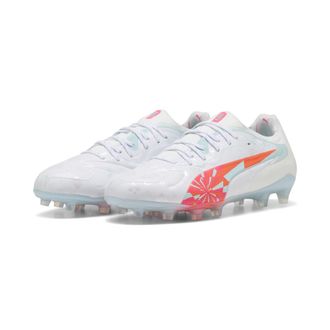 Puma Chaussures de football KING 20 ULTIMATE BRILLIANCE FG/AG Femme, Accessoires, Blanc, 35.5