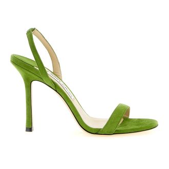 Jimmy Choo London Femme, Chaussures, Vert, Taille: 39 EU Jenn 100 Sandale