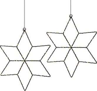 Amare LED Stern hängend 2er Set