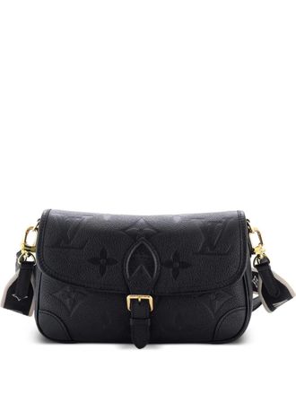 Louis Vuitton sac port&eacute; &eacute;paule Diane NM Handbag Monogram Empreinte Giant - Noir