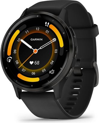 Garmin Venu 3 45mm - Fitness-Smartwatch, 1,4 AMOLED-Touchdisplay, bis zu 14 Tage Akkulaufzeit, 30+ Sport-Apps, Bluetooth Telefonie und Sprachassistenz, Music
